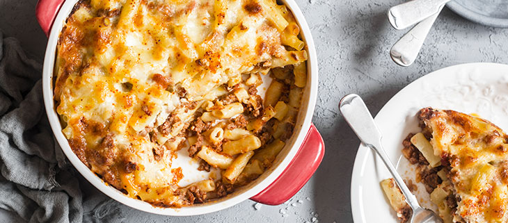 Cheesy Mince and Pasta Bake – The Cheeseman