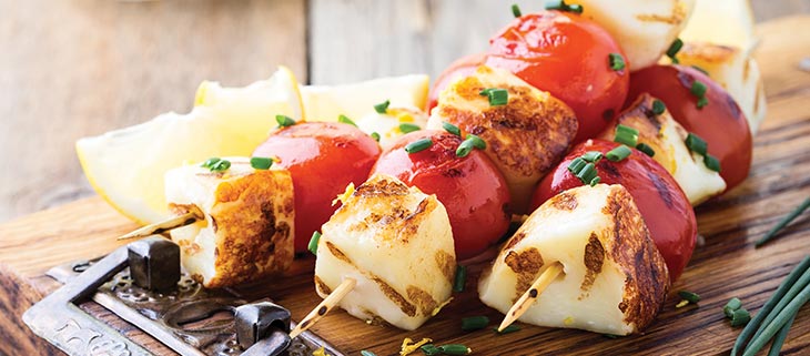 Grilled Halloumi Kebabs – The Cheeseman